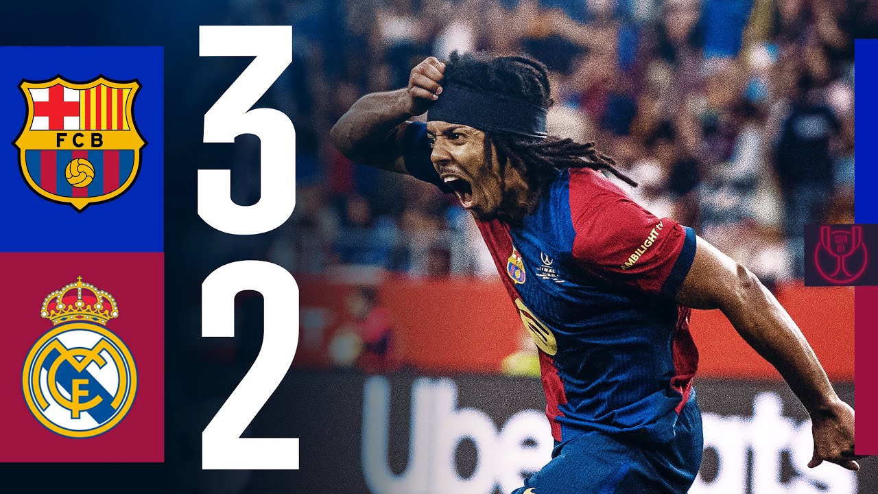 Highlights FC Barcelona 3:2 Real Madrid | Furioser Final-Clásico mit Happy End